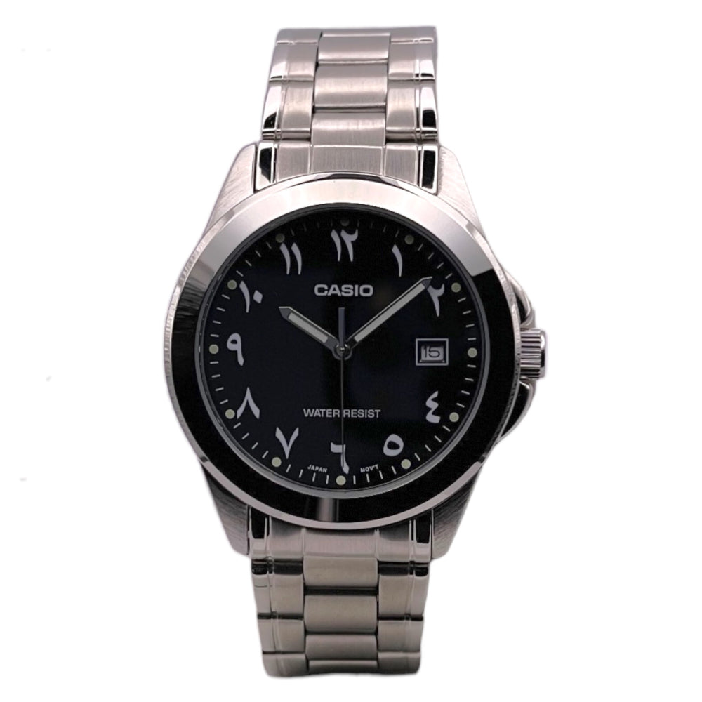 Casio Arabic Dial Men's Watch MTP-1215A-1B3 Black