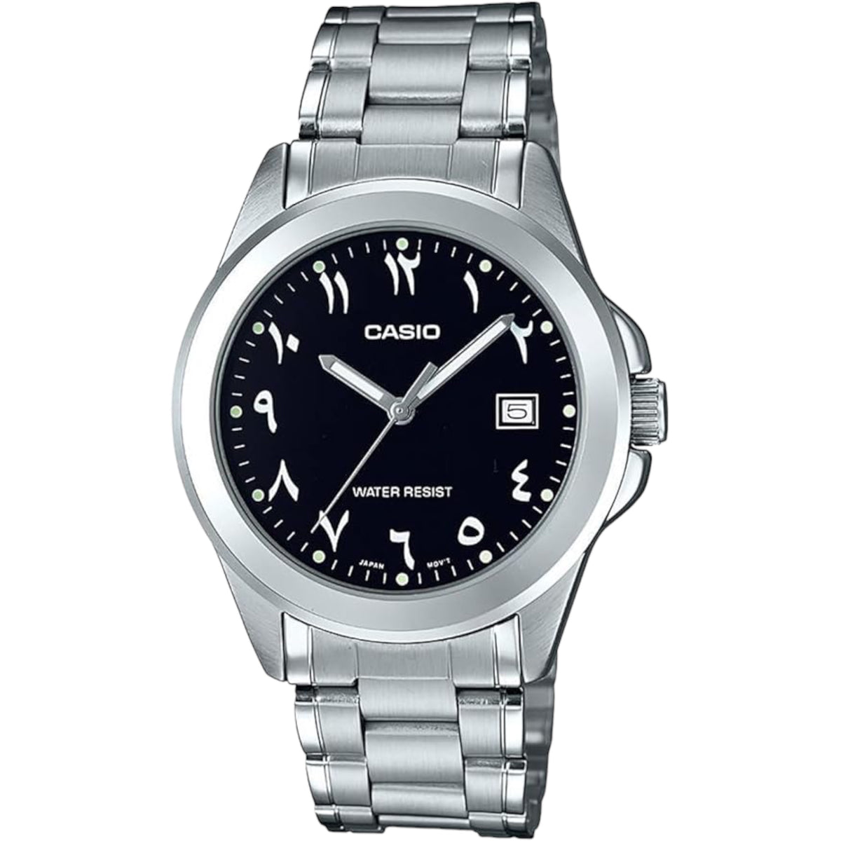 Casio Arabic Dial Men's Watch MTP-1215A-1B3 Black