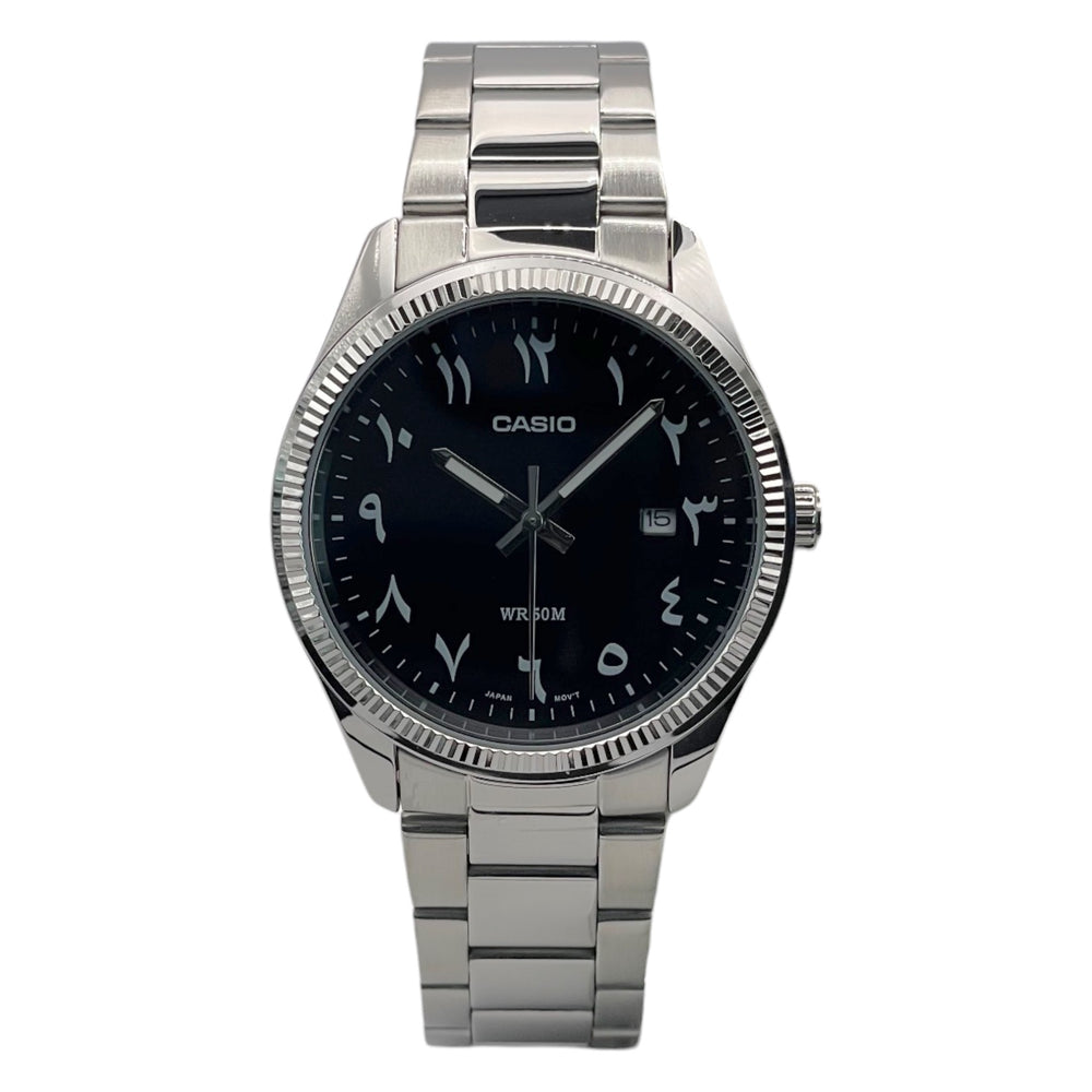 Casio Arabic Dial Men's Watch MTP-1302D-1B3 Black