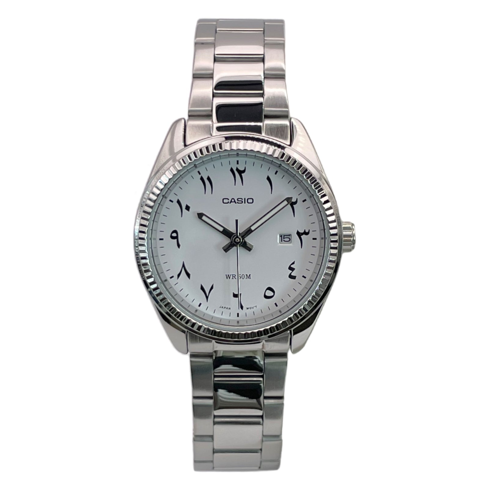 Montre Casio Arabic Dial Femme LTP-1302D-7B3 Blanc