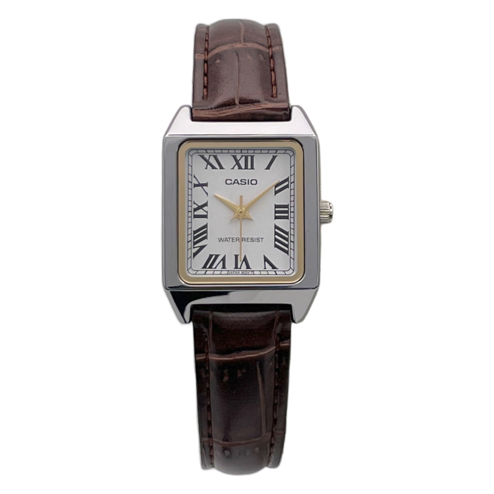 Casio Tank Women's Watch Roman Dial LTP-V007L-7B2 White